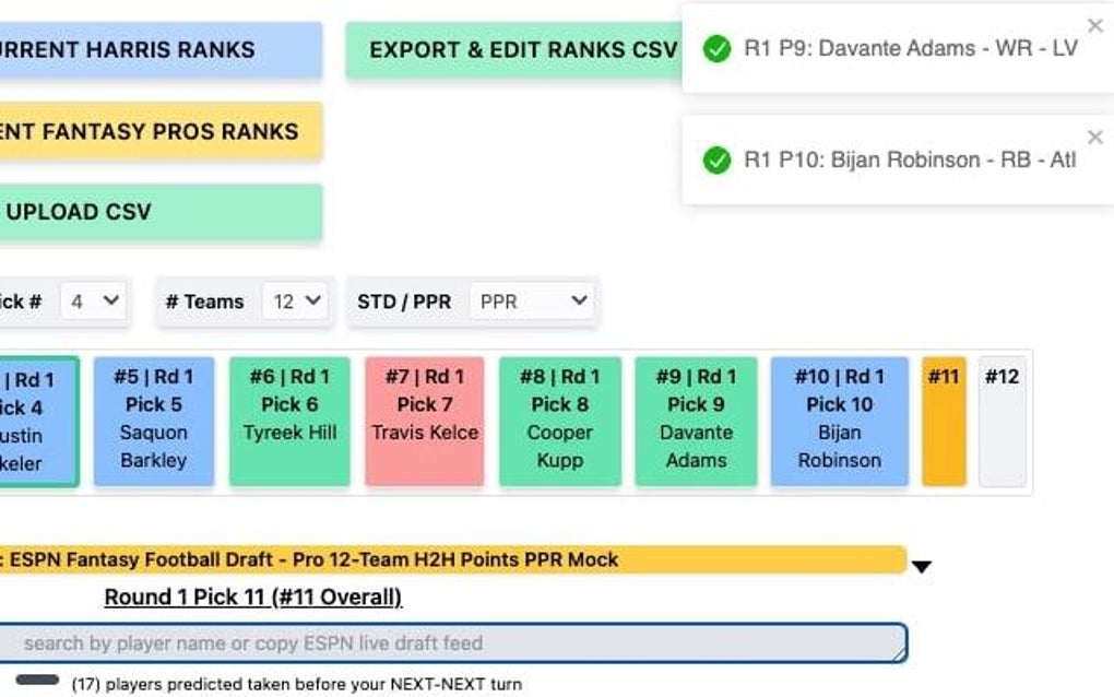 FF Draft Pulse Google Chrome 용 - 확장 프로그램 다운로드