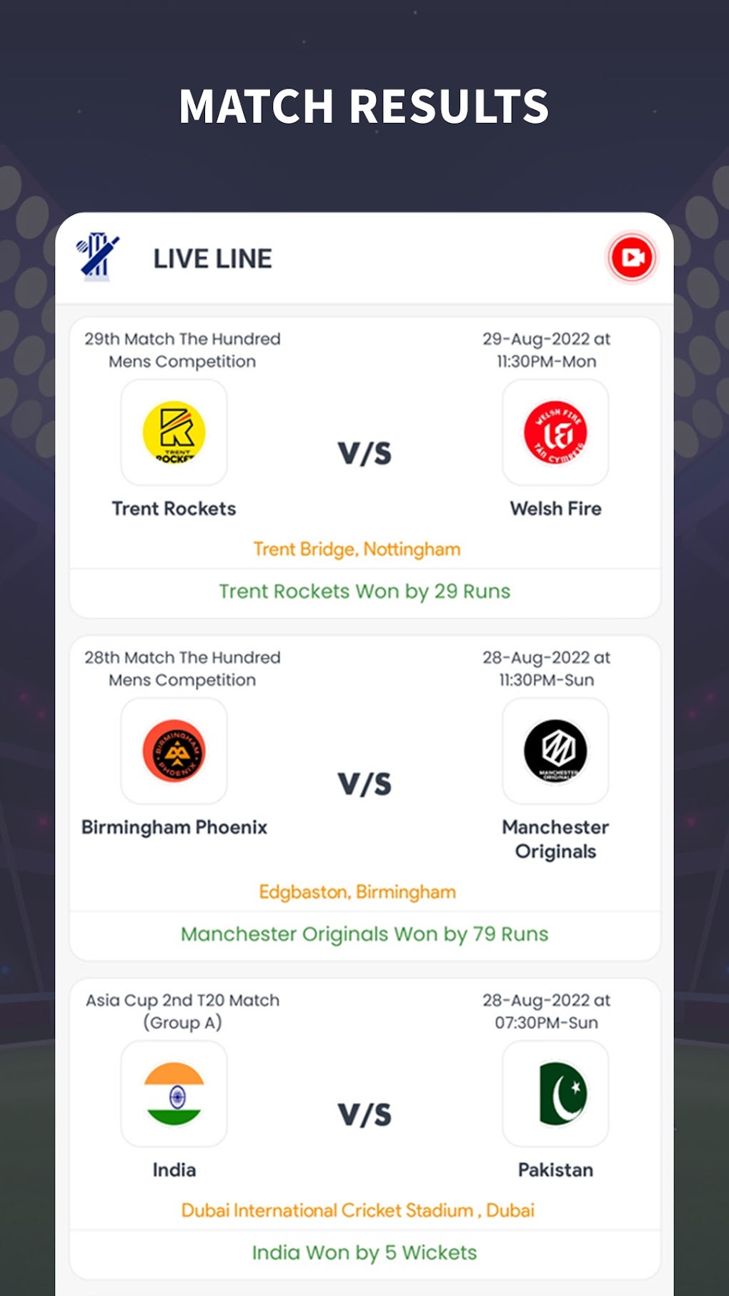 Cricket Live Line 2022 for Android - Download