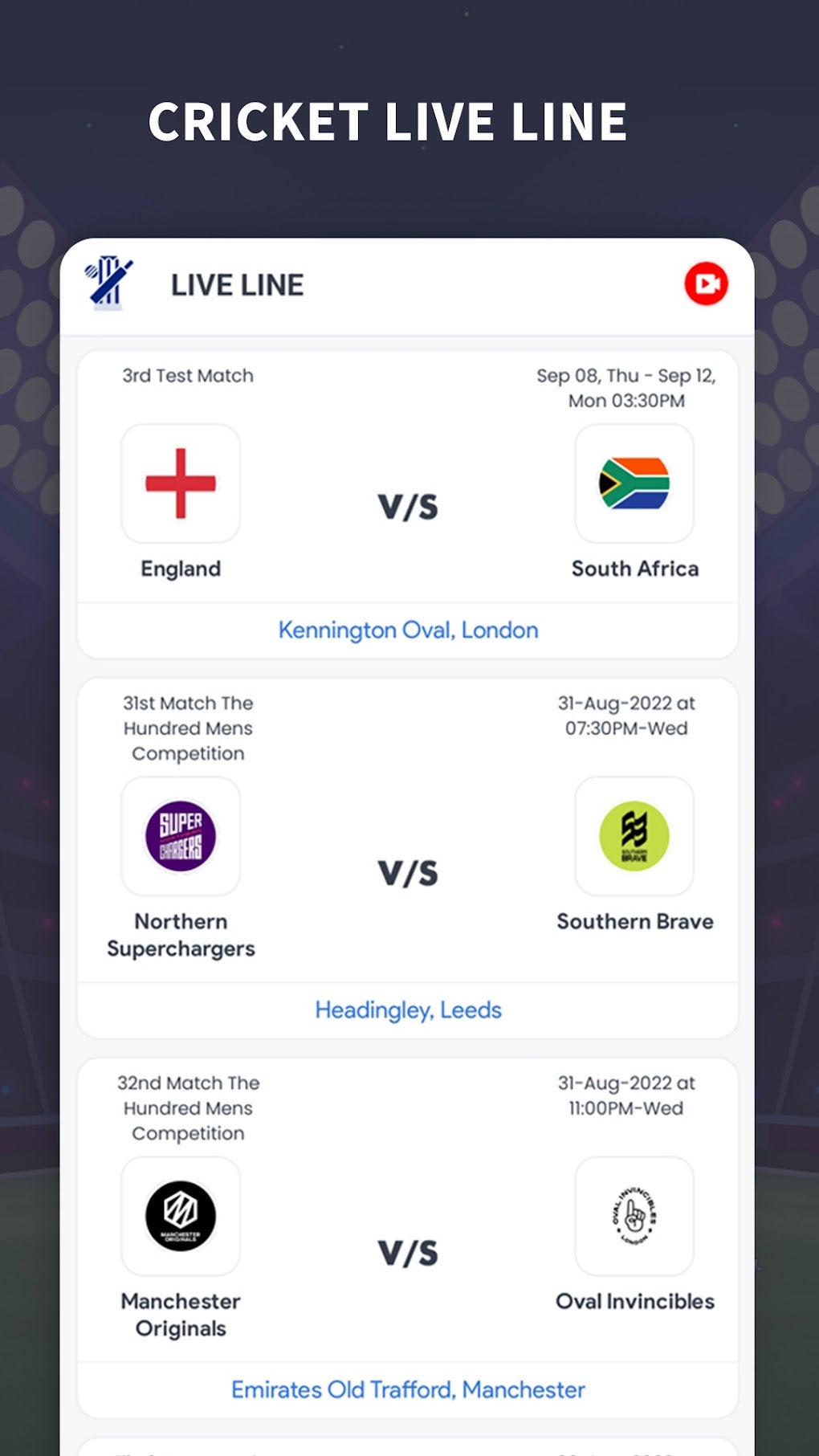 Cricket Live Line 2022 for Android - Download