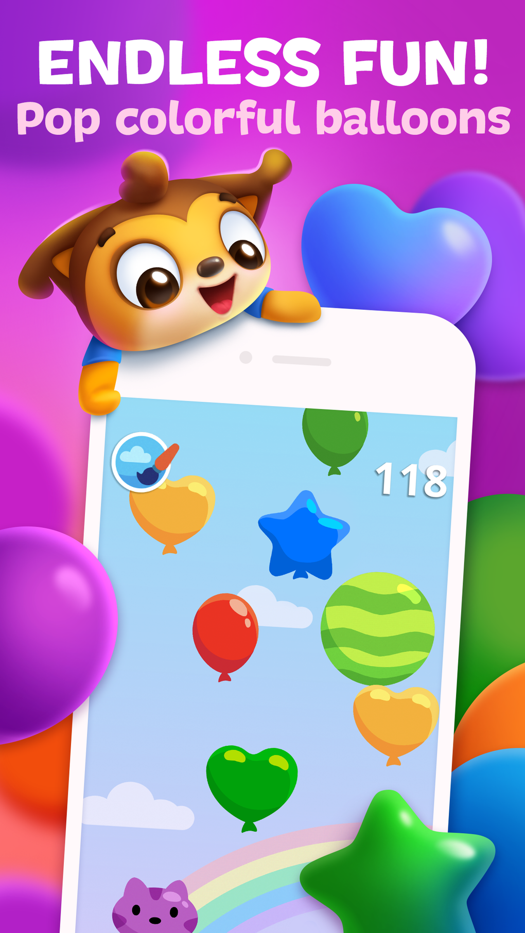 Balloon Pop: Game for Toddlers для iPhone — Скачать