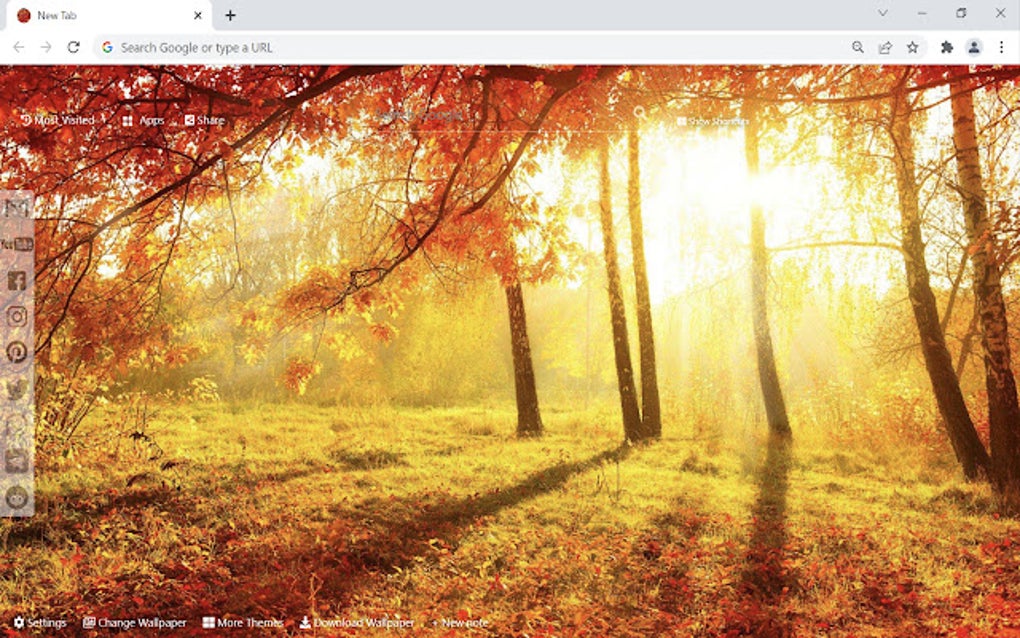 Autumn Wallpaper for Google Chrome - Extension Download