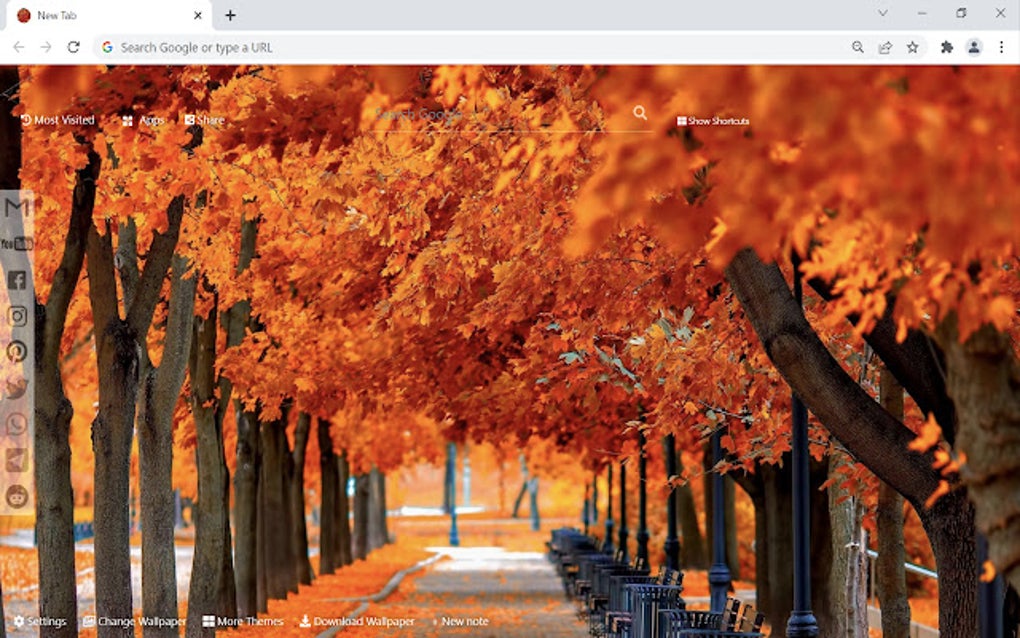 Autumn Wallpaper for Google Chrome - Extension Download