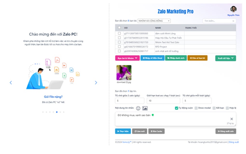 Zalo Marketing Pro Google Chrome 용 - 확장 프로그램 다운로드