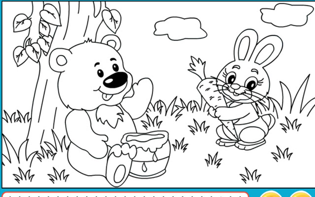 Coloring Bear and Bunny Game Google Chrome 용 - 확장 프로그램 다운로드