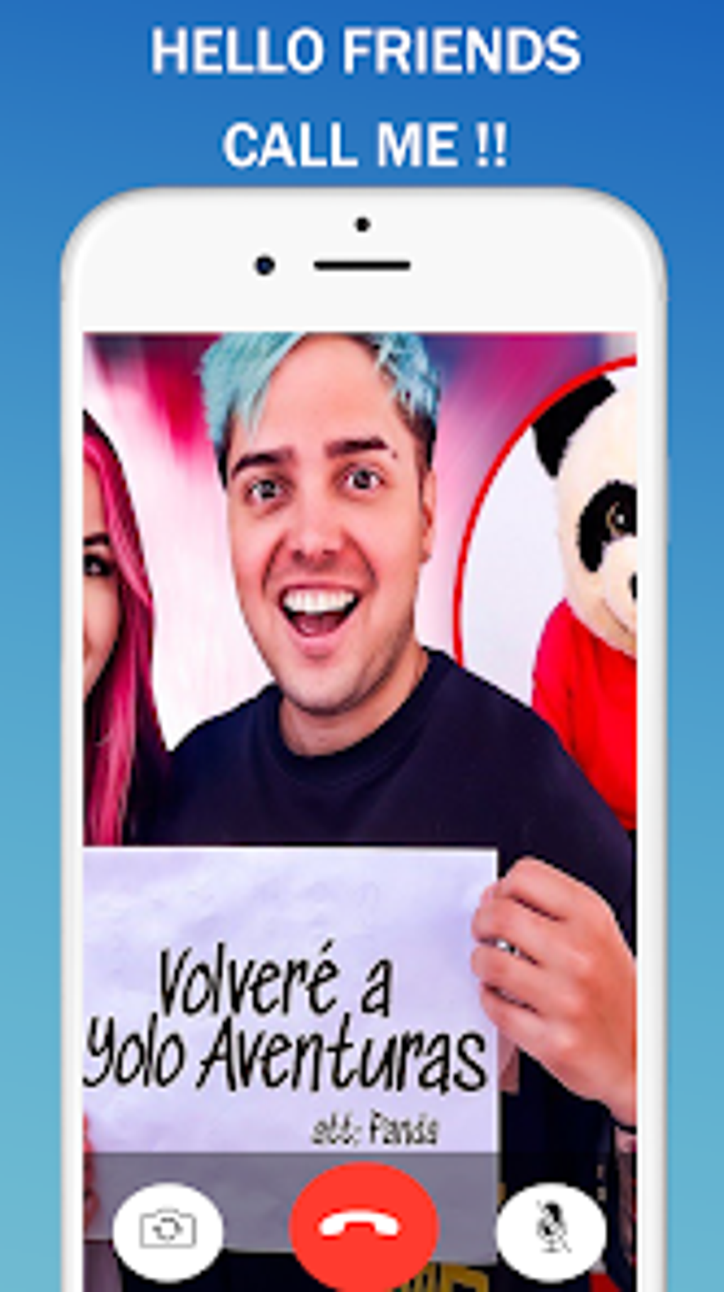 Yolo Aventuras Fake Video Call para Android - Descargar