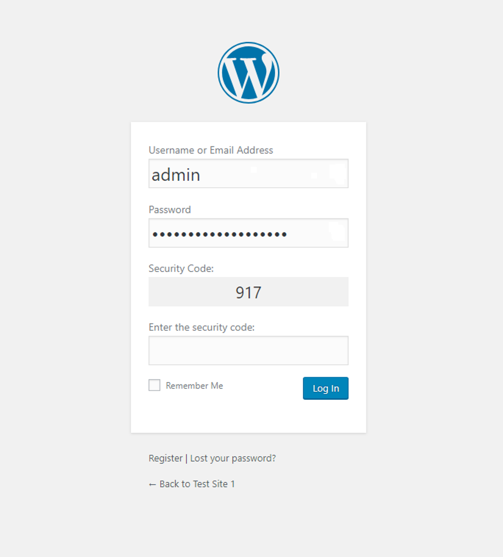 WordPress 용 Simple Login Captcha - 다운로드