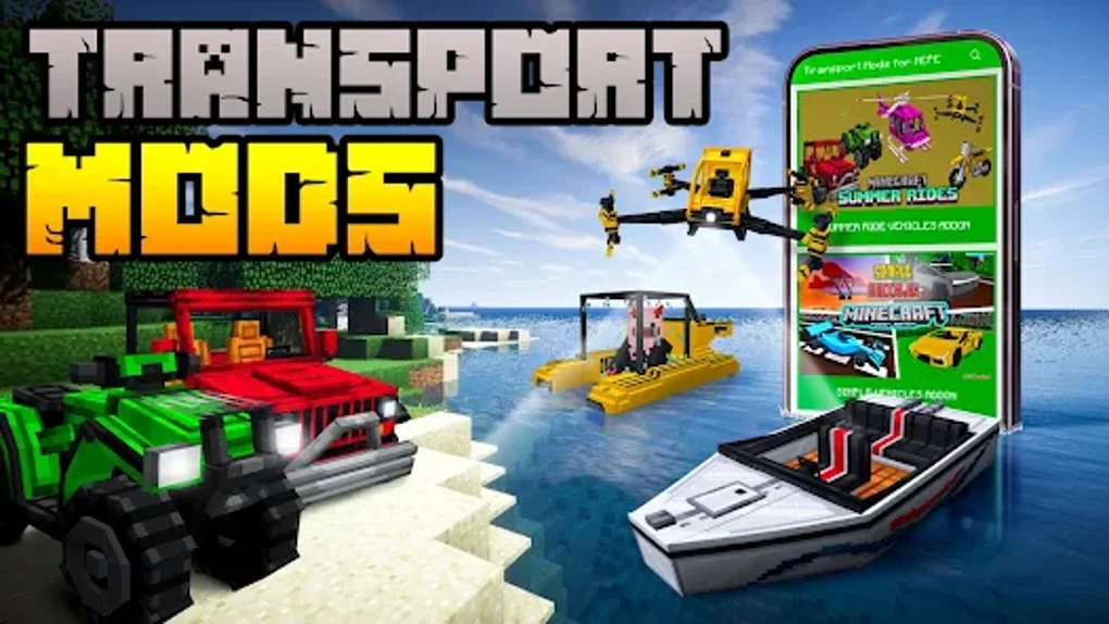 Transport Mods for Minecraft for Android - Download