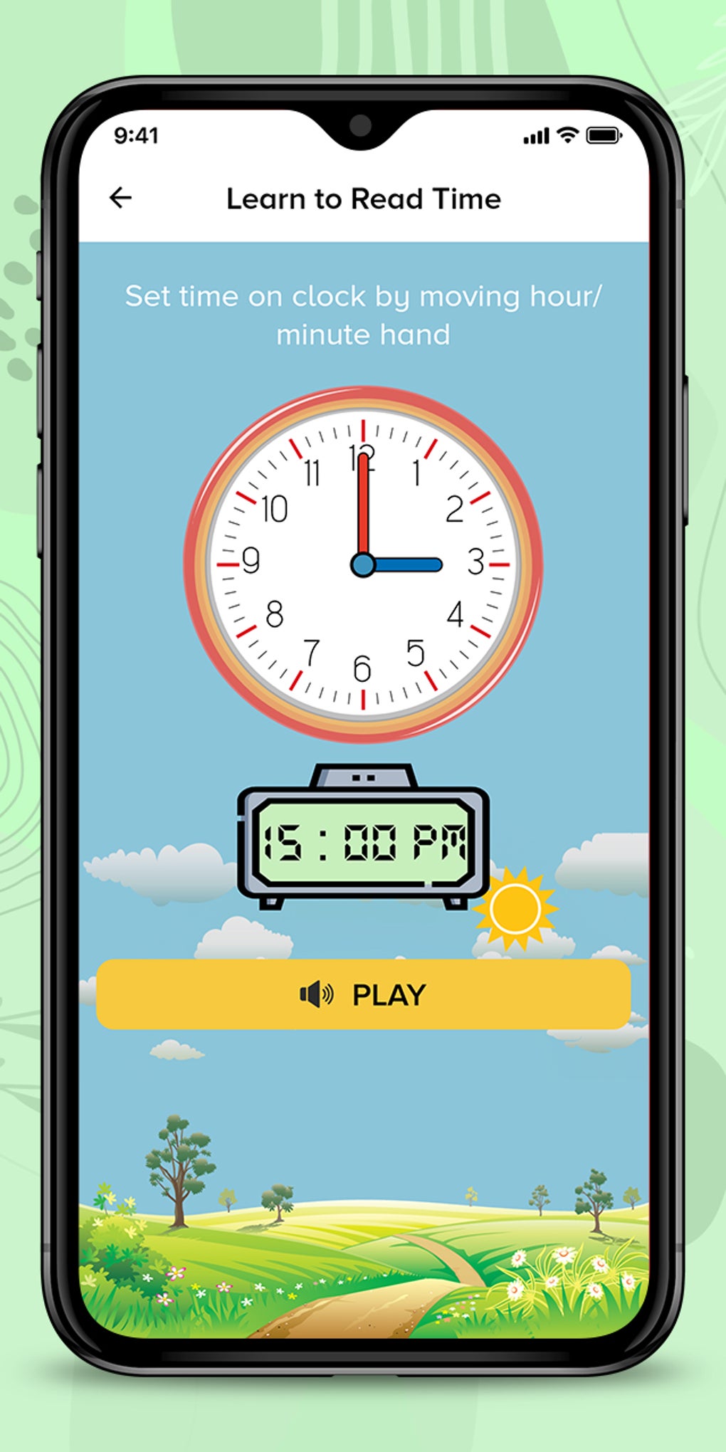 Kids clock learning for Android - Download