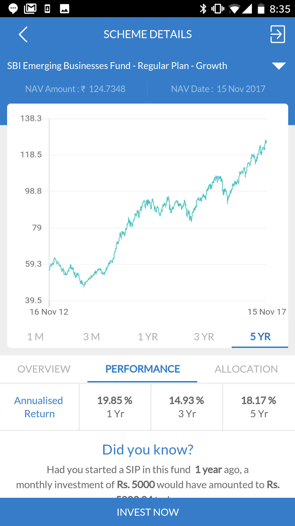 SBI Mutual Fund - InvesTap para Android - Descargar