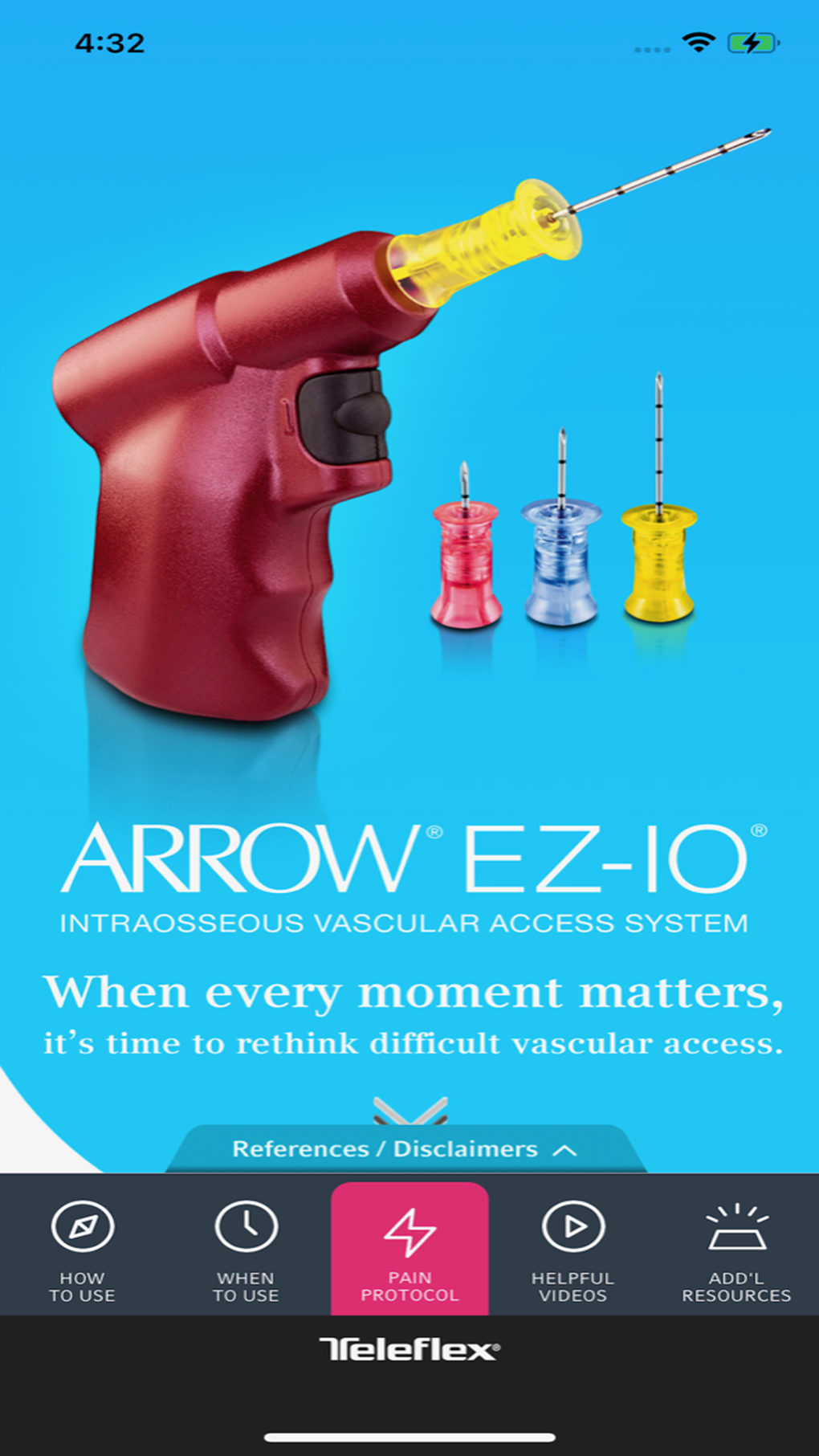 Teleflex Arrow EZ-IO App para iPhone - Descargar