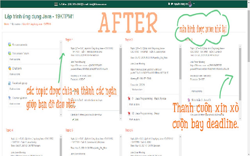 HCMUS Moodle Improved for Google Chrome - Extension Download
