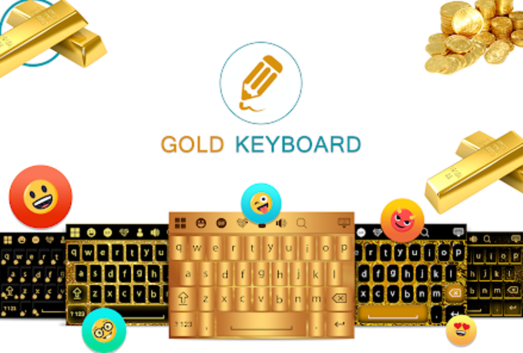 Gold Keyboard pour Android - Télécharger