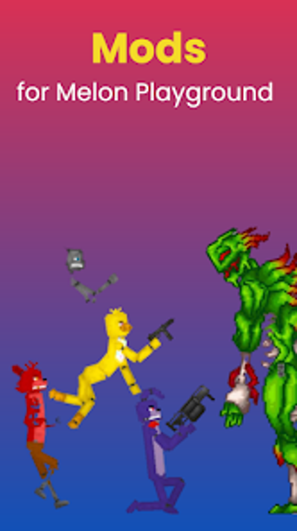 Mods Addons Melon Playground cho Android - Tải về