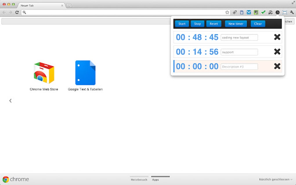 Super timer for Google Chrome - Extension Download