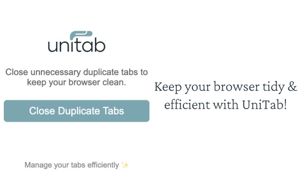 UniTab per Google Chrome - Estensione Download
