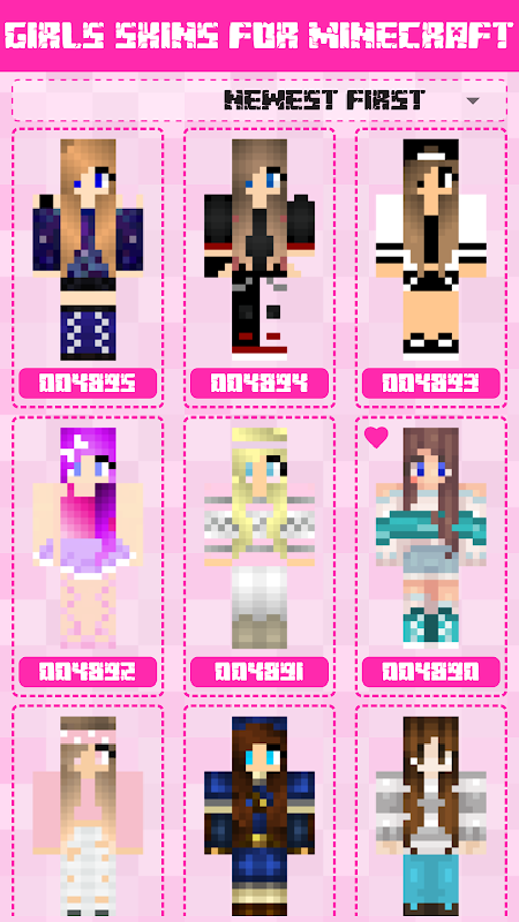 Girls Skins for Minecraft PE APK สำหรับ Android - ดาวน์โหลด