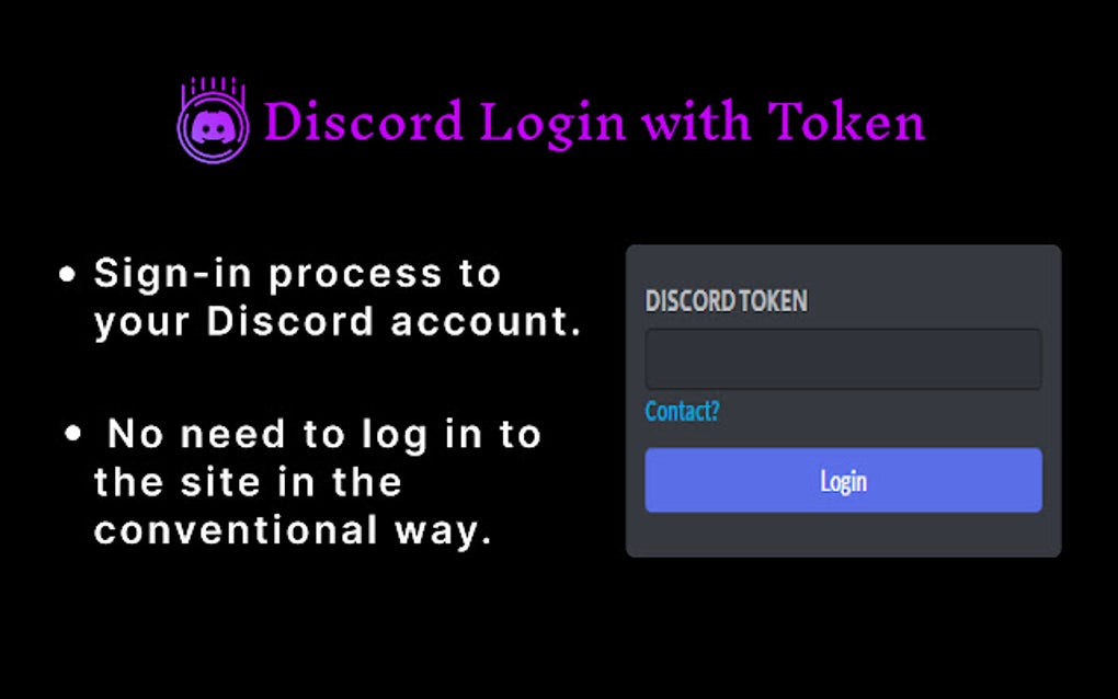 Discord Login with Token for Google Chrome - Extension Download