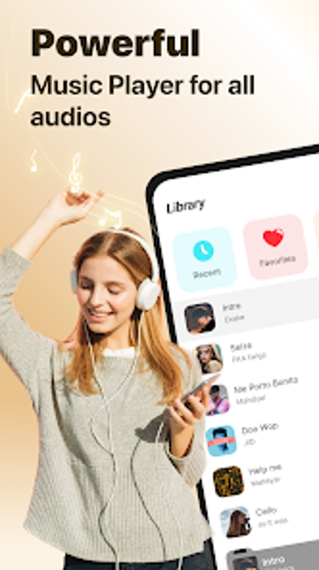 Melody Music player สำหรับ Android - ดาวน์โหลด
