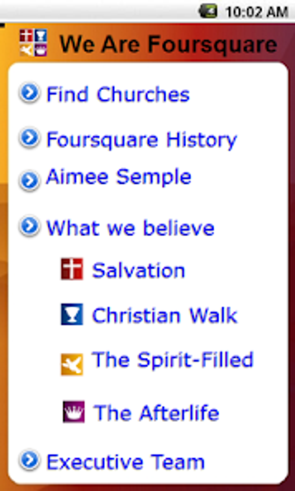 The Foursquare Church for Android - Download