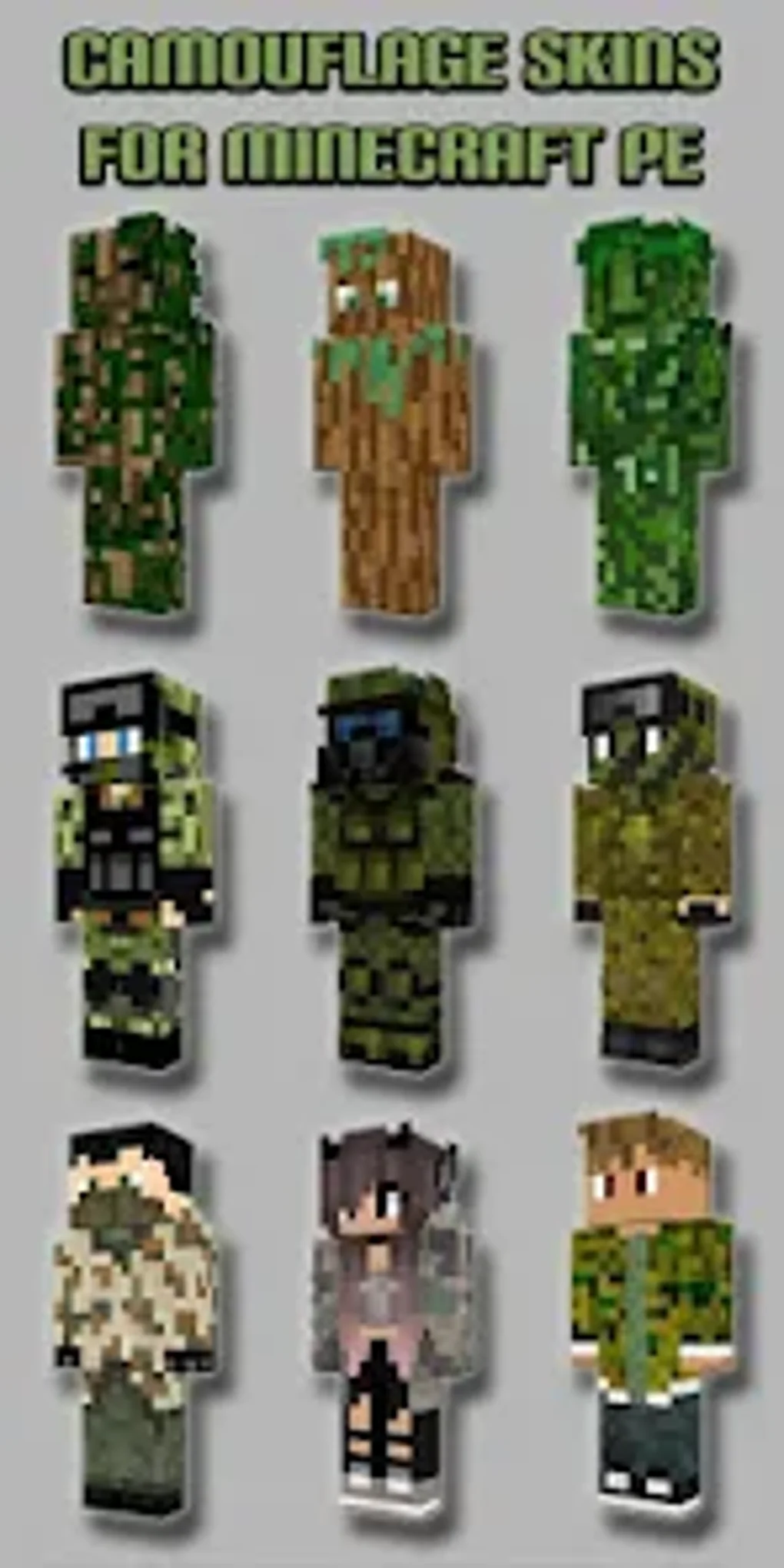 Camouflage Skins for Minecraft para Android - Download