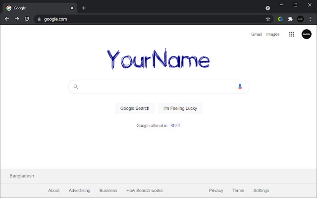 MyLogo for Google for Google Chrome - Extension Download
