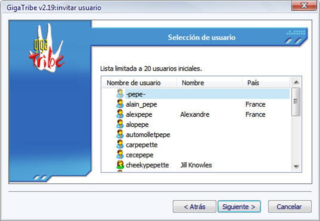 GigaTribe - Descargar