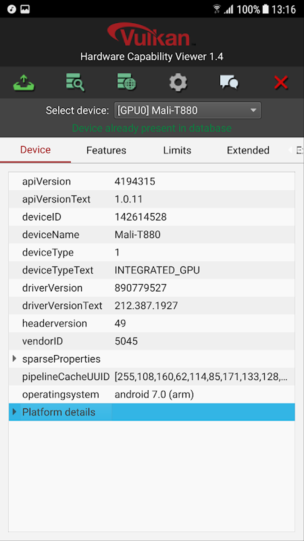 Hardware CapsViewer for Vulkan APK for Android - Download