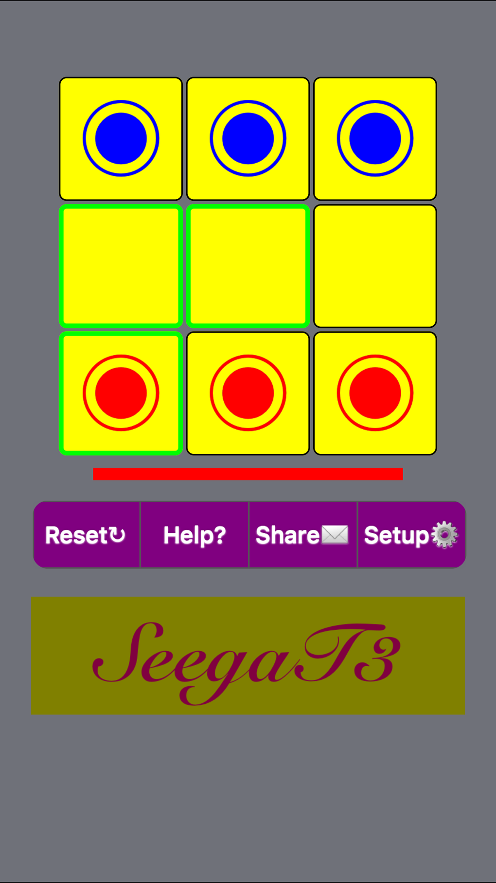 SeegaT3 - Modern 3x3 Seega for iPhone - Download