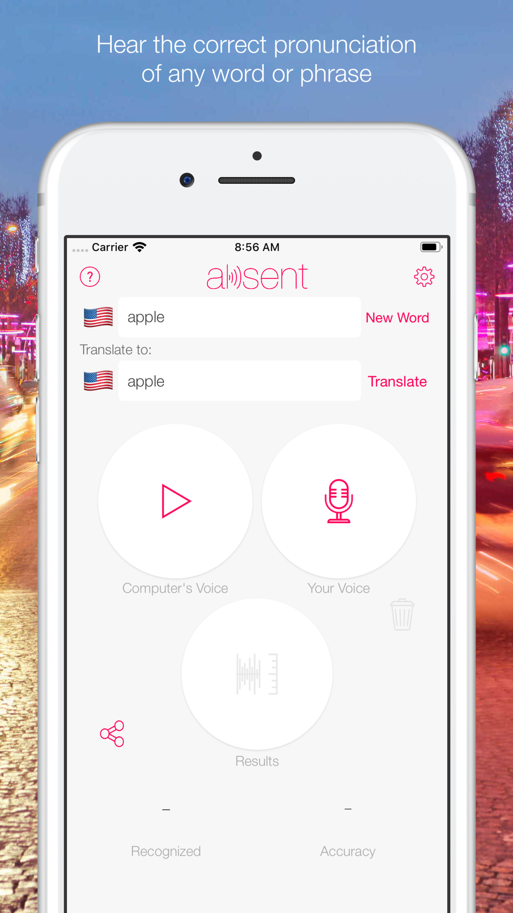Aksent: Pronunciation Helper for iPhone - Download