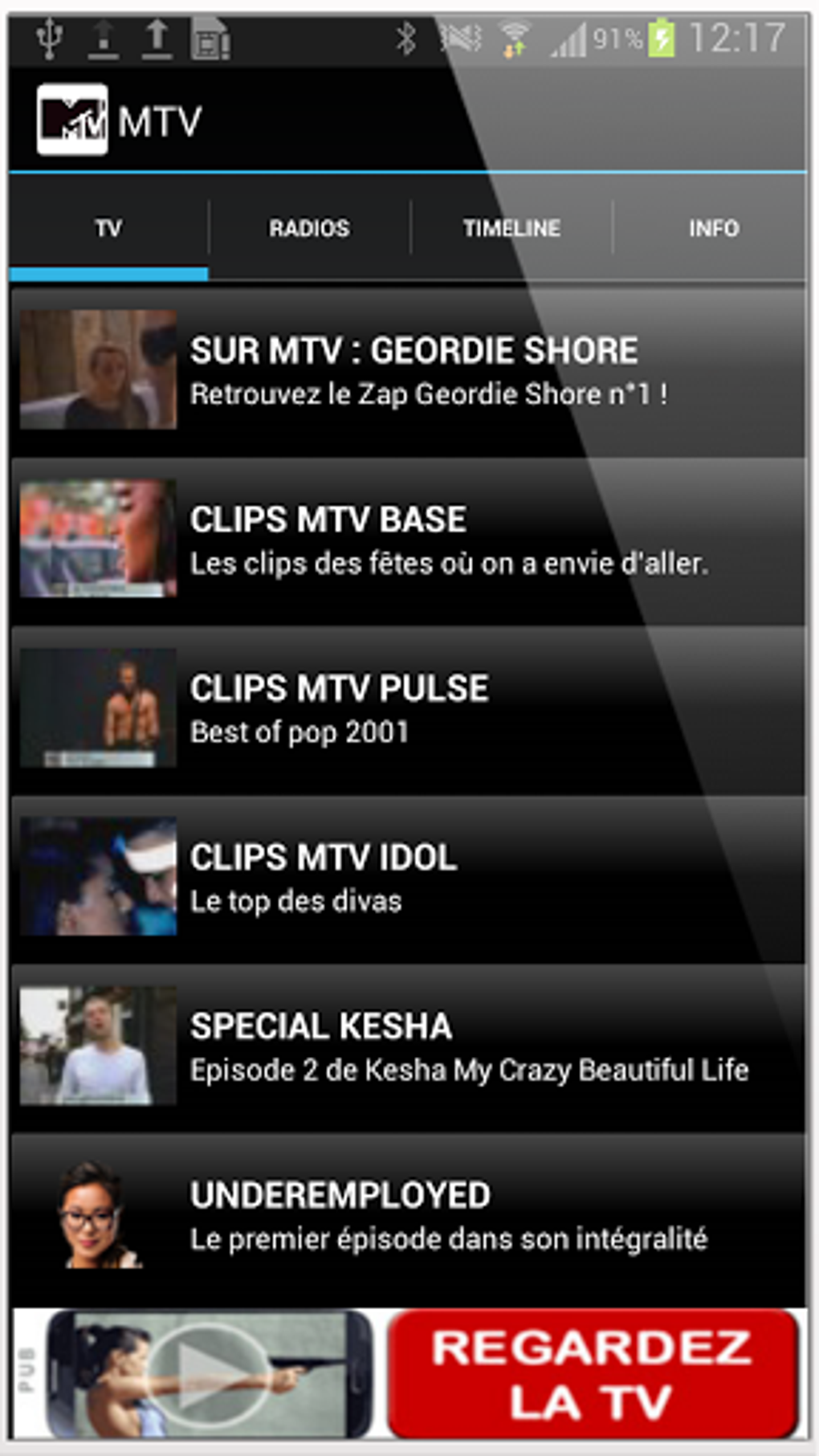 MTV para Android - Descargar