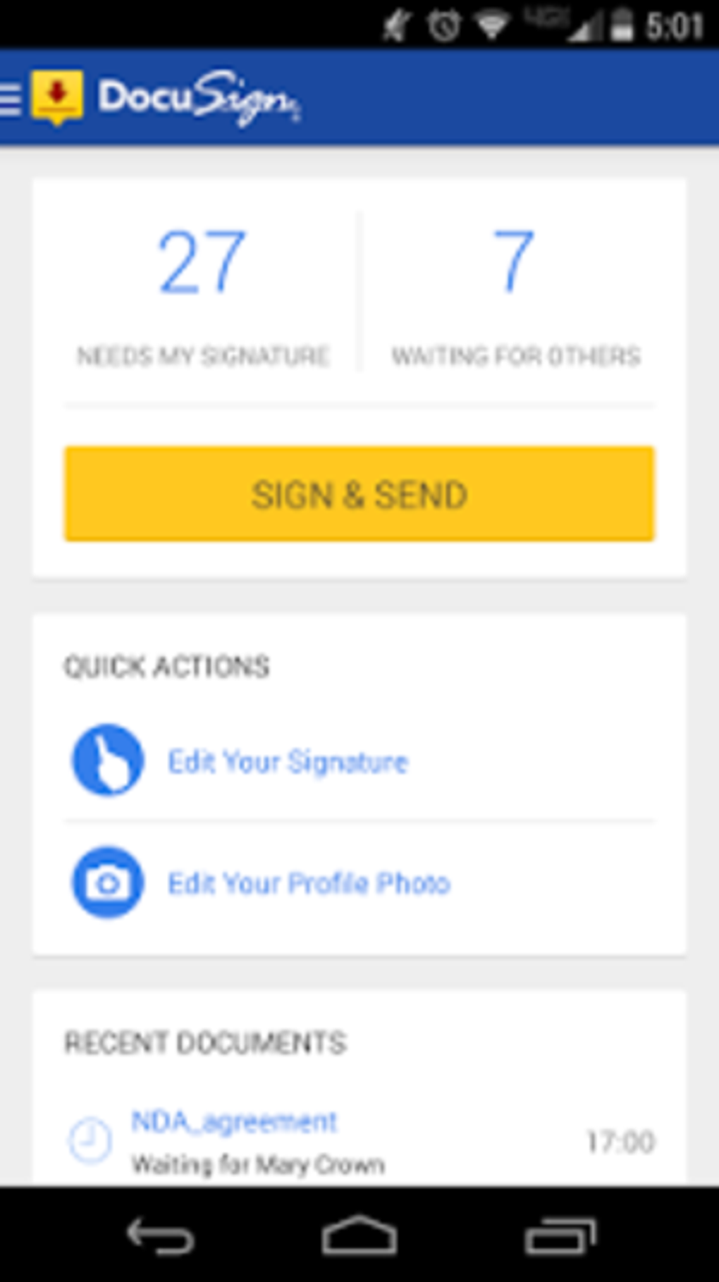 DocuSign - Upload Sign Docs APK Android 版 - 下载