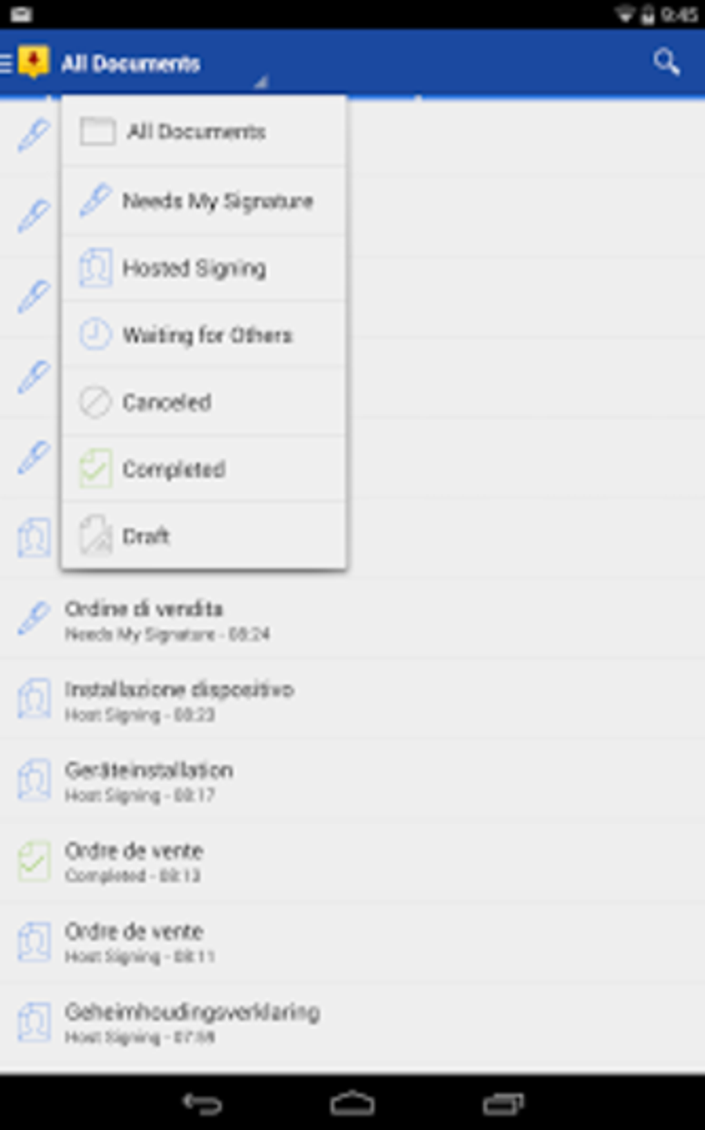 DocuSign - Upload Sign Docs APK for Android - Download