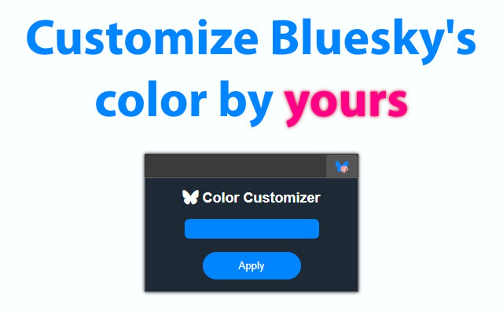 Bluesky Color Customizer สำหรับ Google Chrome - ส่วนขยาย ดาวน์โหลด