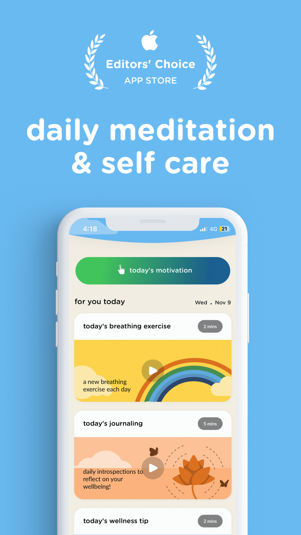 Evolve: Daily Self-Growth CBT para iPhone - Descargar