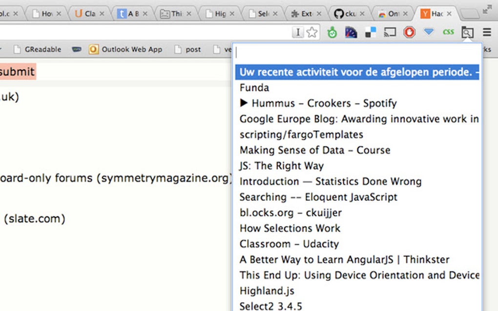 Tab Switch para Google Chrome - Extensión Descargar