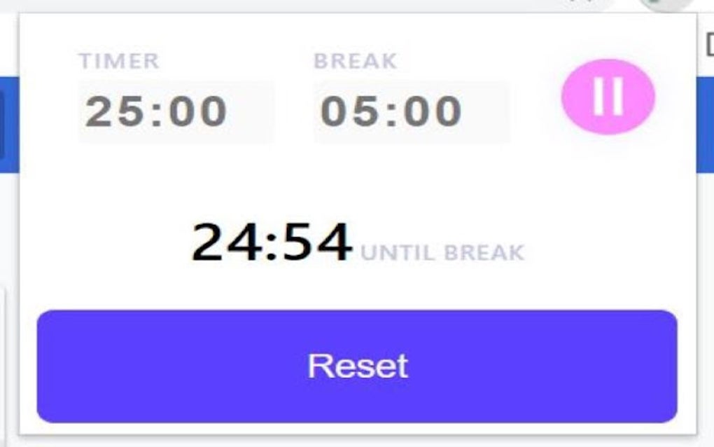 Podomoro Technique for Google Chrome - Extension Download