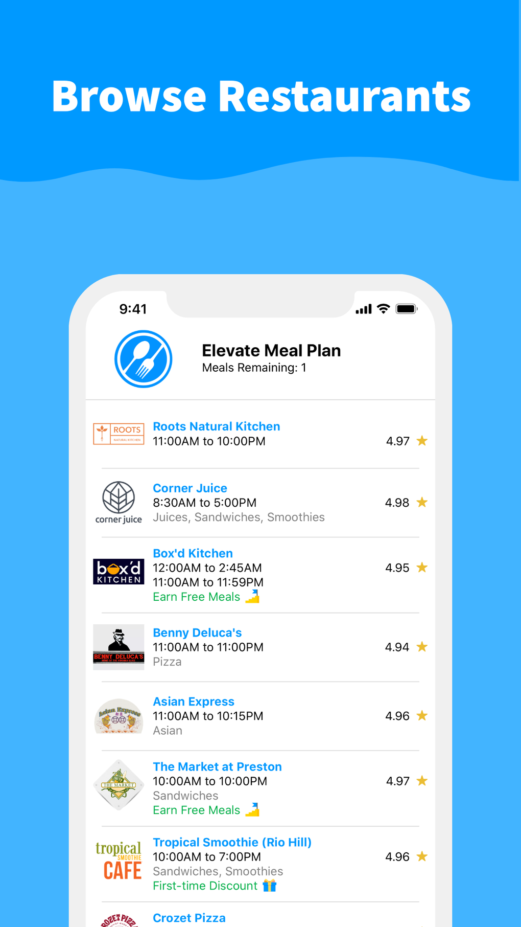 Elevate Meal Plan for iPhone - Download Elevate Meal Plan for iPhone - Download