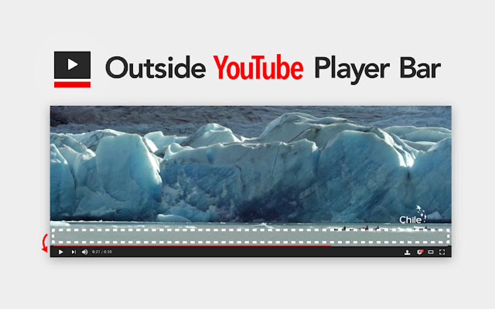 Outside YouTube Player Bar for Google Chrome - Extension Download