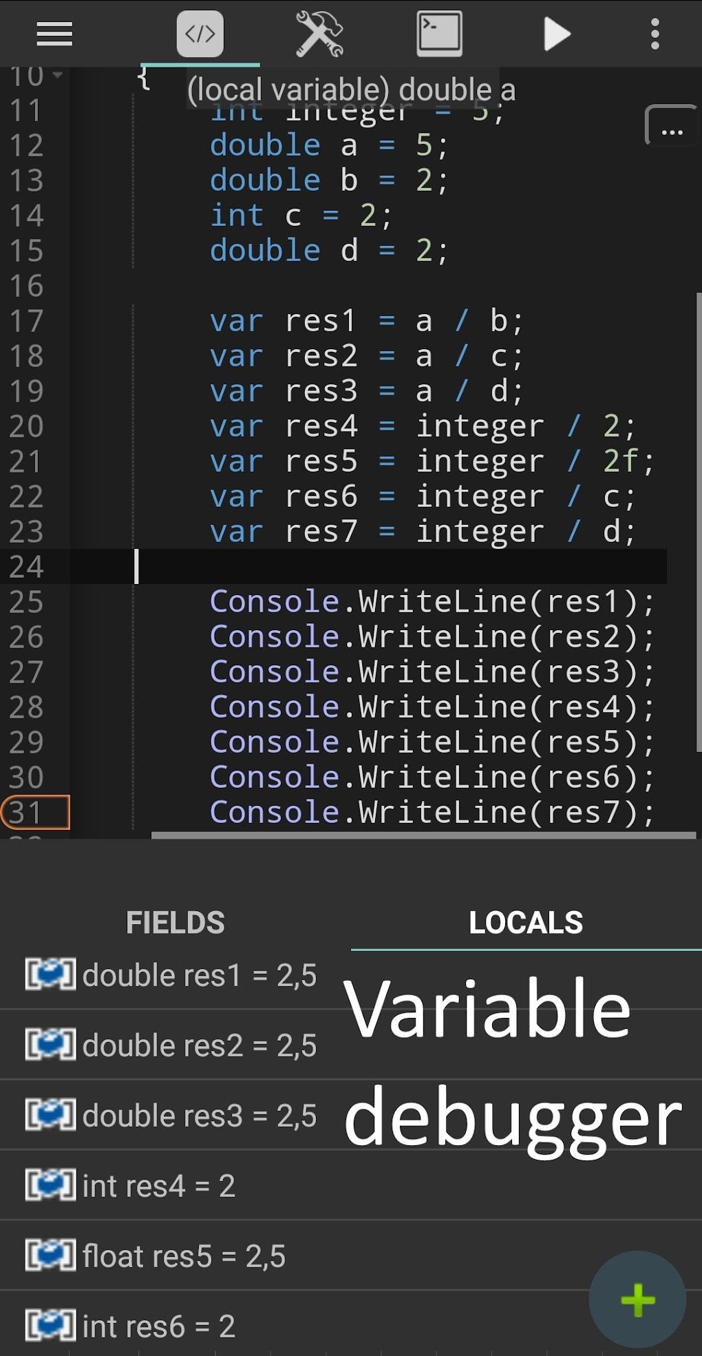C Shell .NET IDE APK for Android - Download