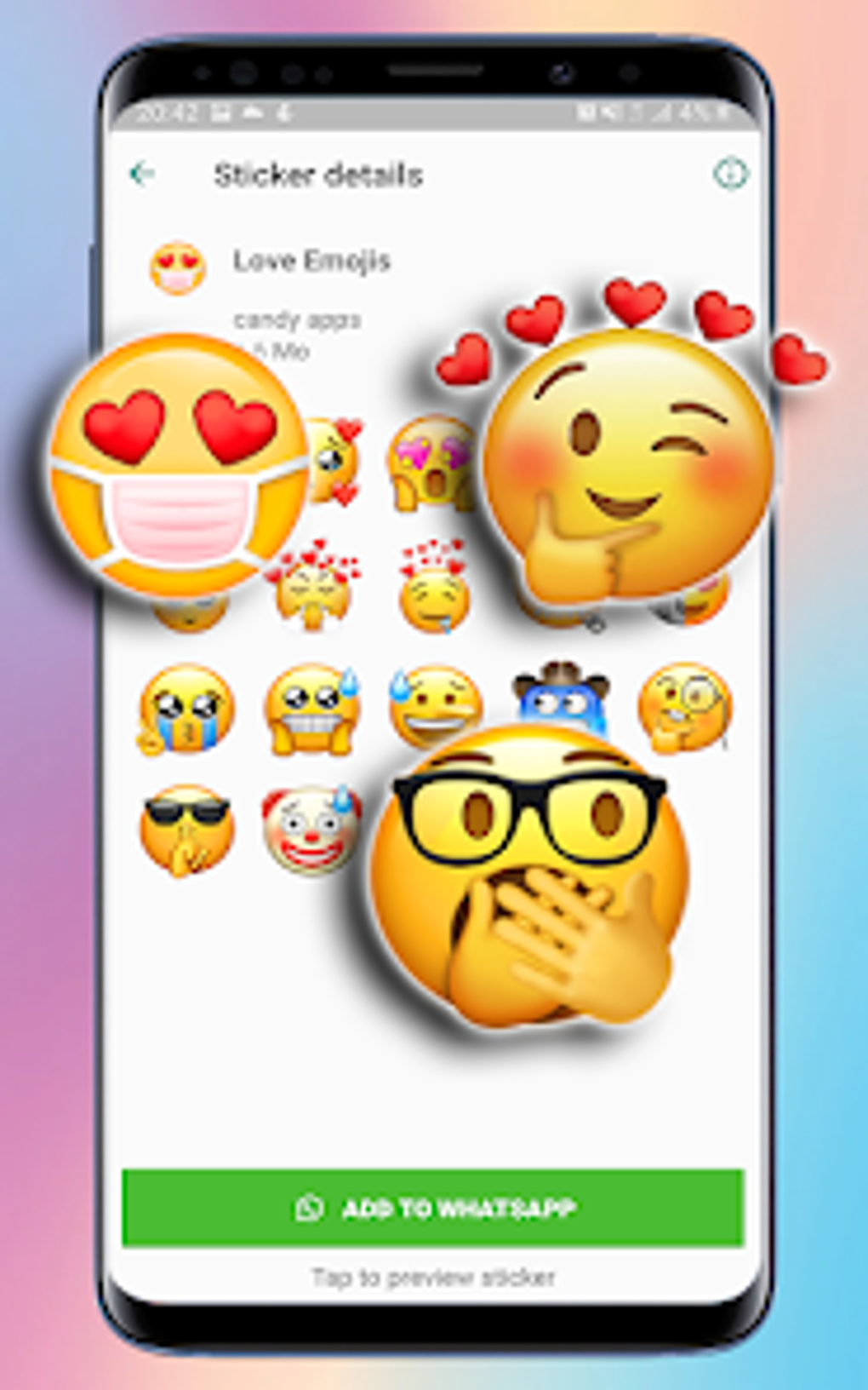 wasticker Animated Emojis para Android - Descargar