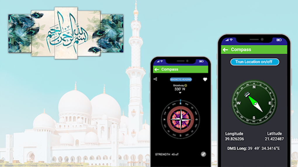 Digital Compass Qibla finder for Android - Download