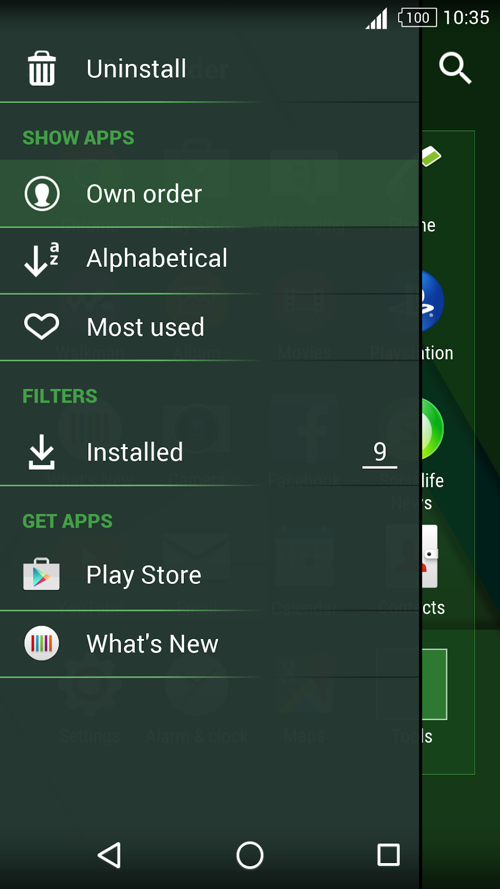 MonoChrome Green for Xperia for Android - Download
