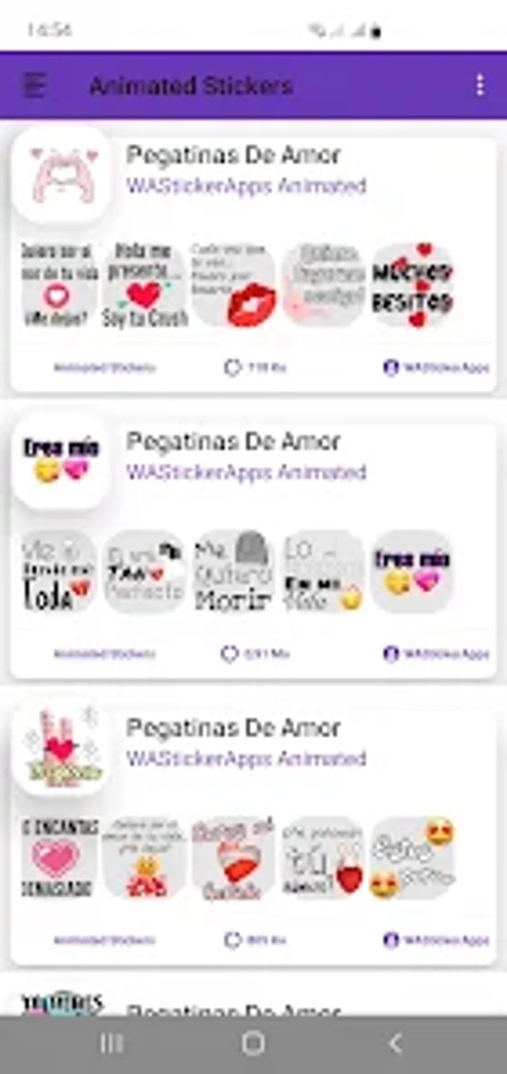 Stickers De Amor-WAStickerApps für Android - Download