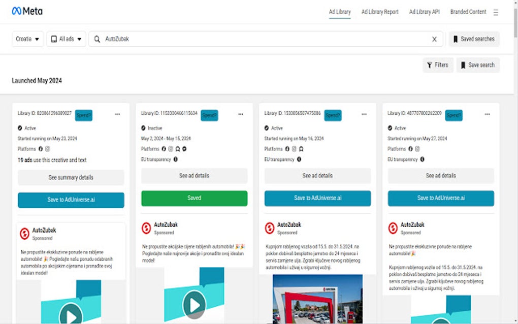AdUniverse.ai - extension para Google Chrome - Extensión Descargar
