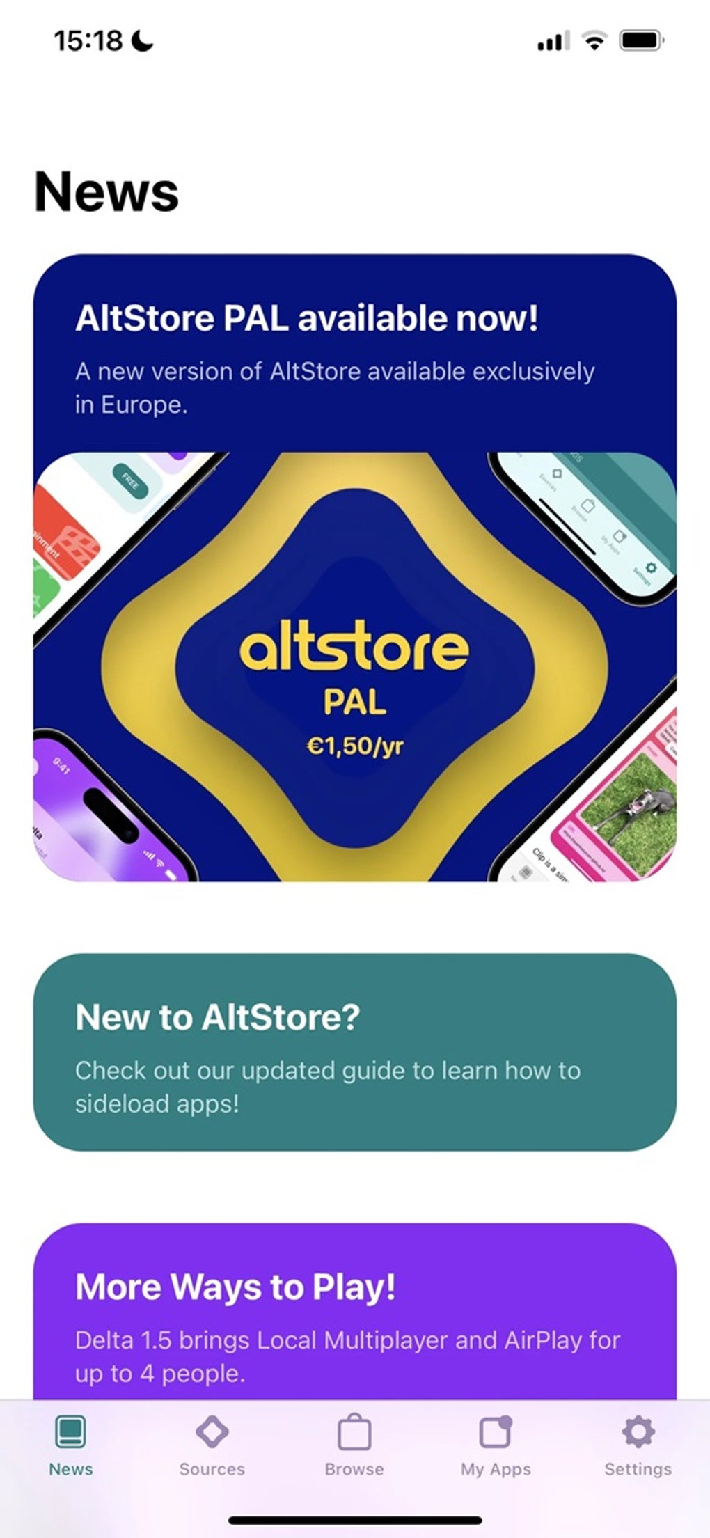AltStore PAL for iPhone - Download