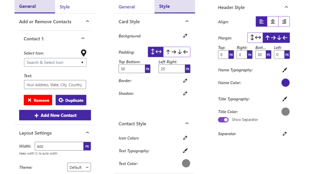 Business Card Block 8211 Show your business card on the web. for ...