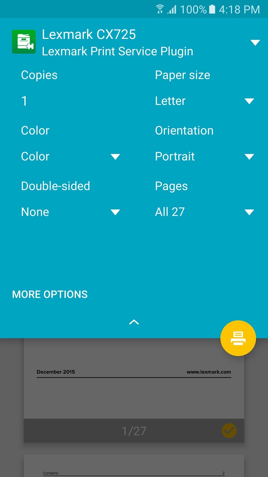 Lexmark Print Plugin APK para Android - Descargar