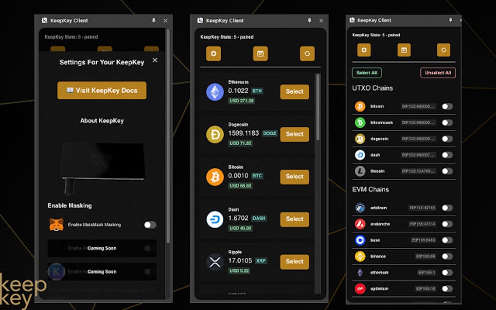 KeepKey Client สำหรับ Google Chrome - ส่วนขยาย ดาวน์โหลด
