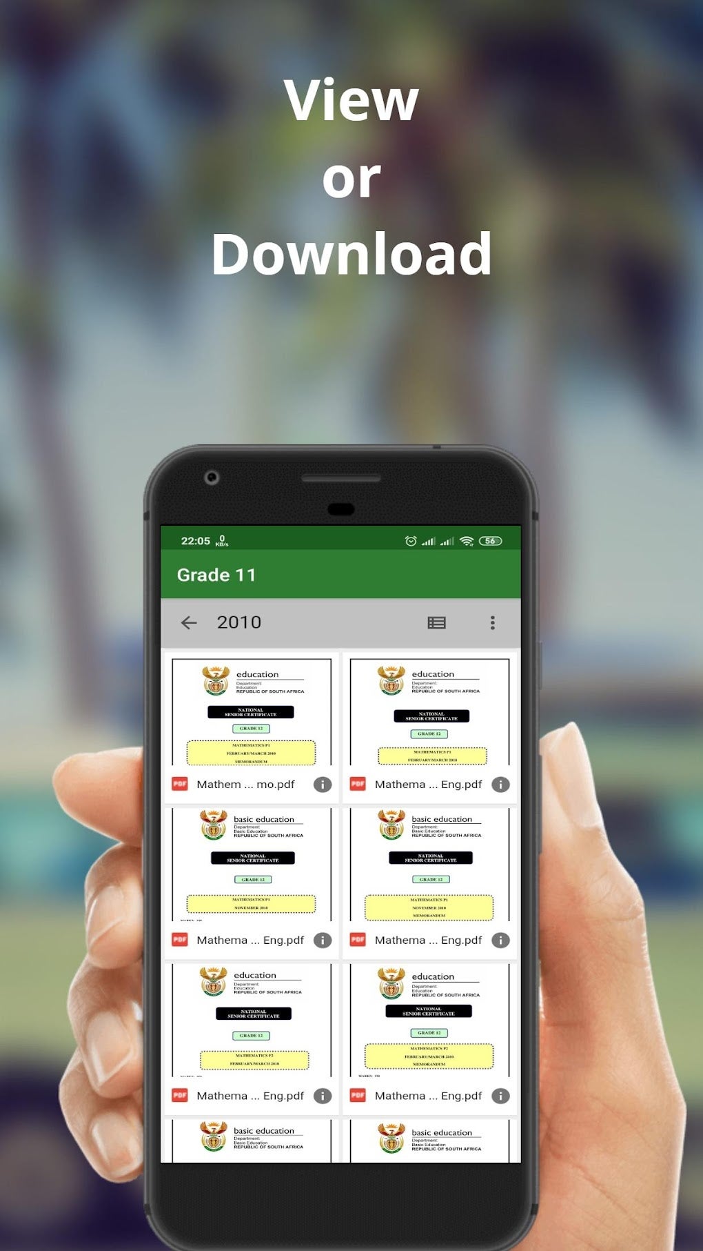 Grade 11 Past Papers and Guide for Android - Download