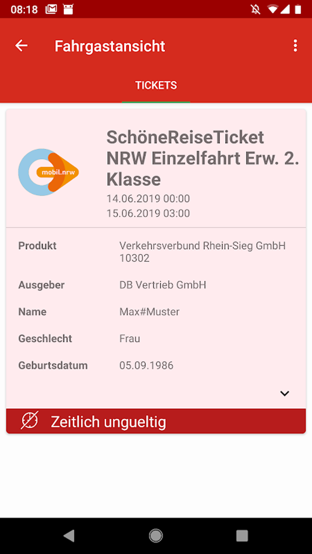 KCD eTicketinfo APK for Android - Download